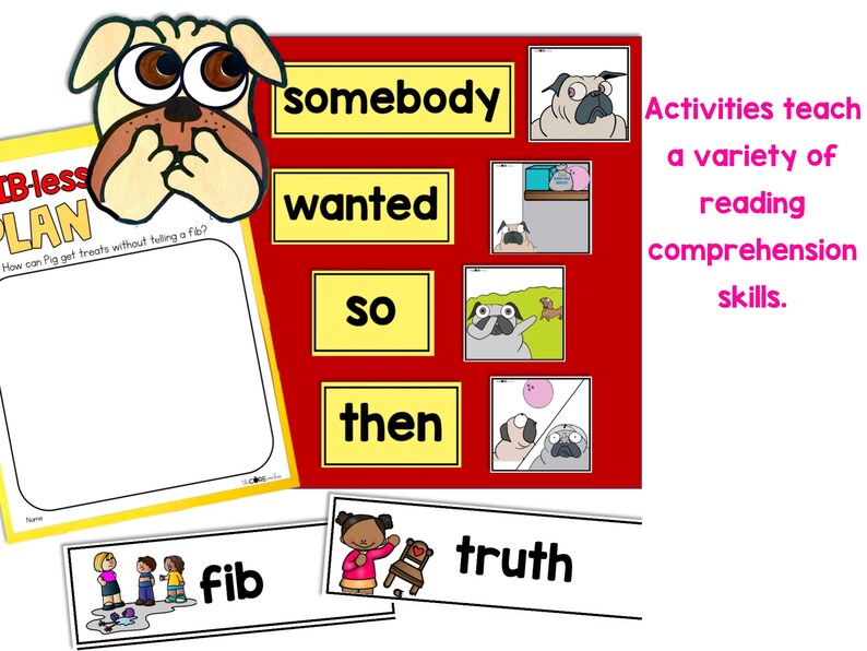 Pig the Fibber Preschool Book Companion Pig the Fibber Prek Writing ...