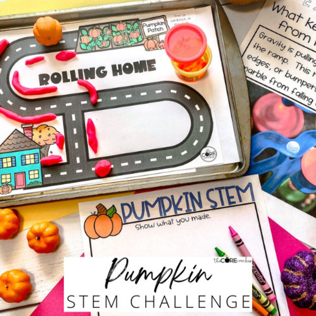 Pumpkin Preschool STEM Challenge, Prek Fall Activity, Experiment - Etsy