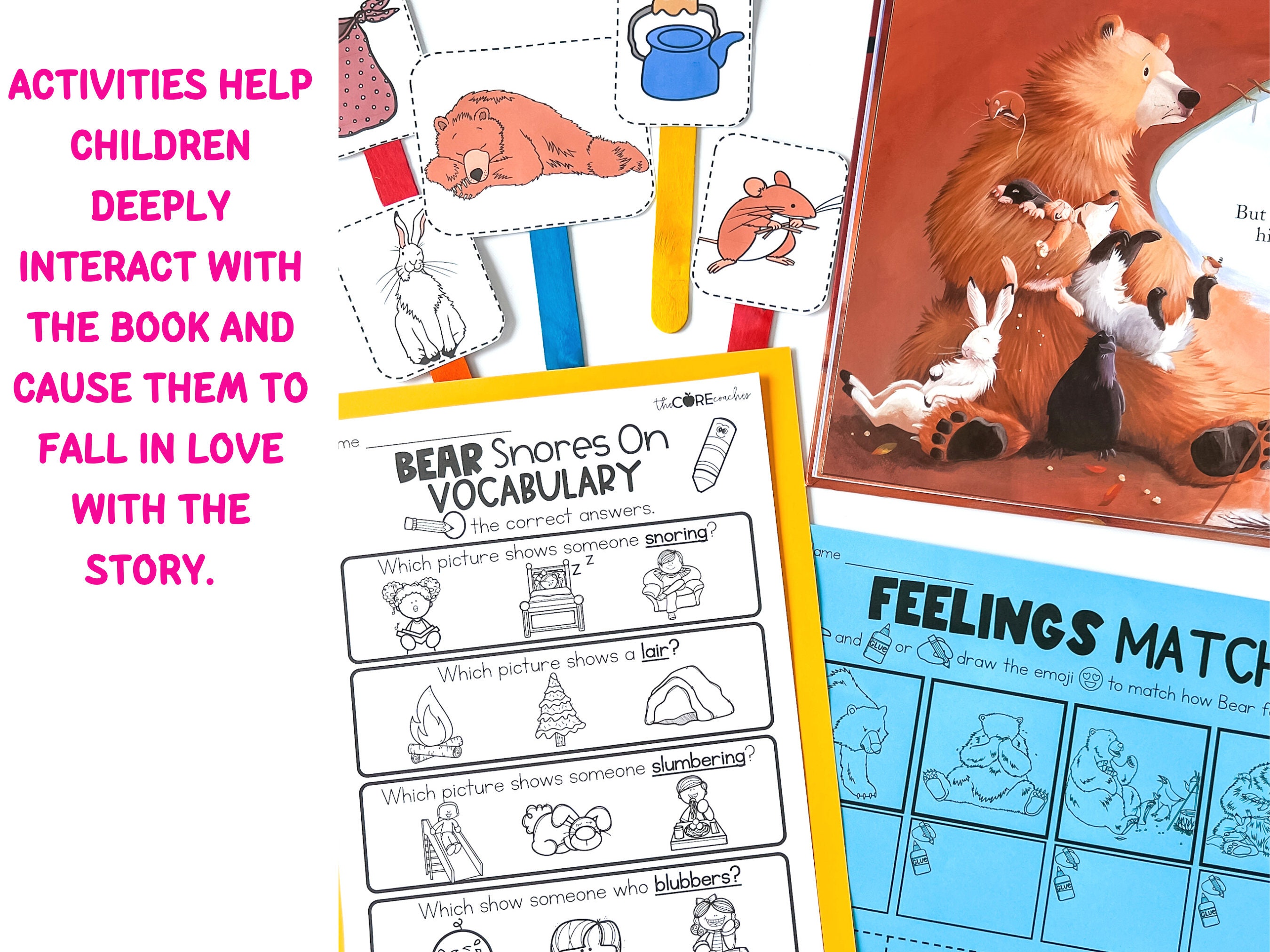 Bear Snores on Book Companion for Preschool Bear Snores on Prek Writing ...