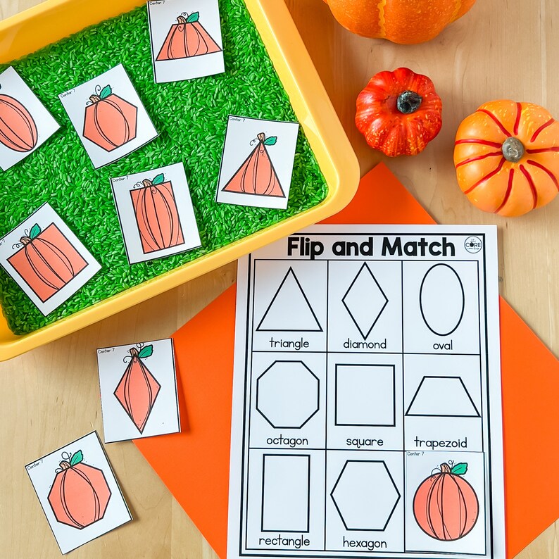 Pumpkin Math and Literacy Centers for Preschool - Etsy