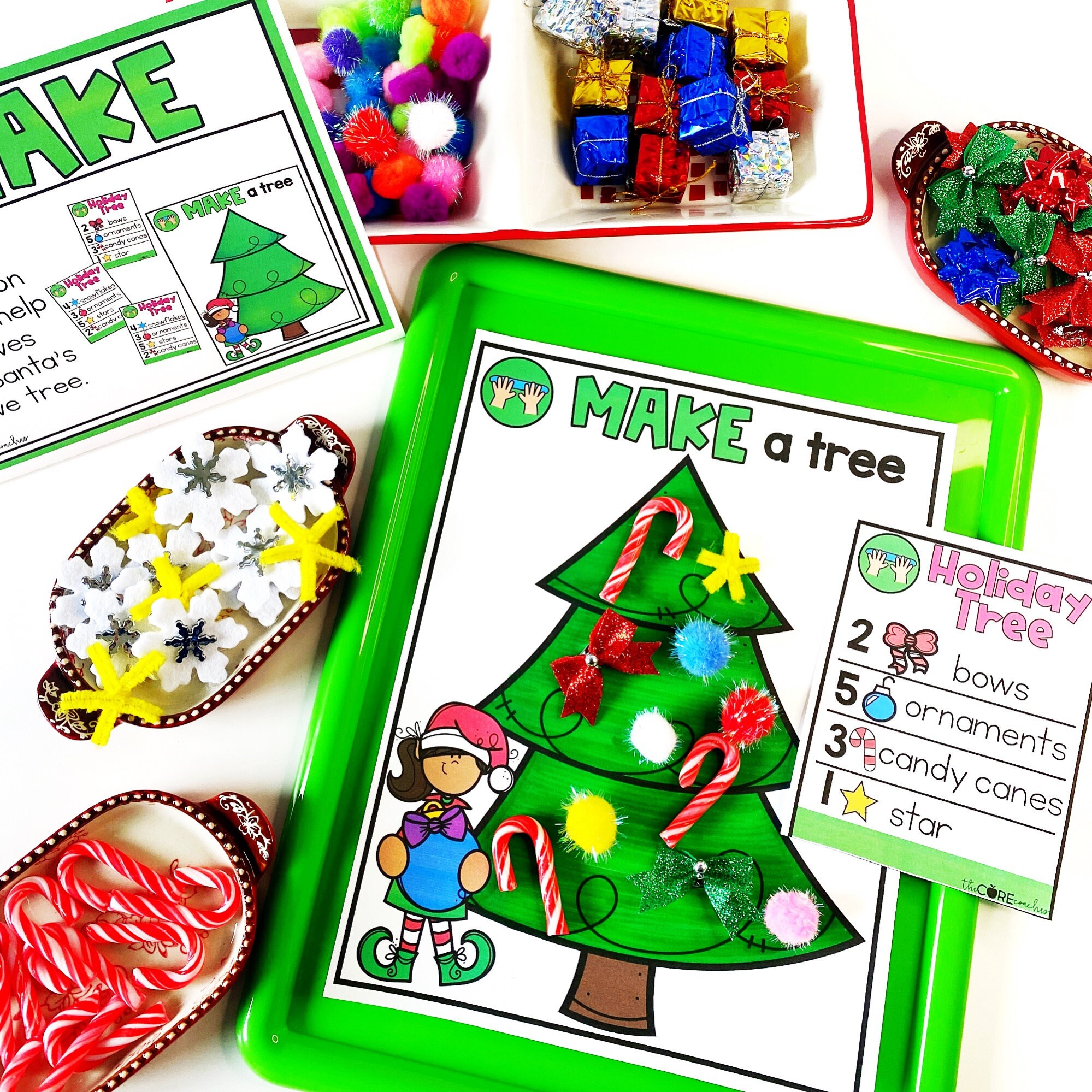 North Pole Preschool Stations Christmas Activities and Printables - Etsy