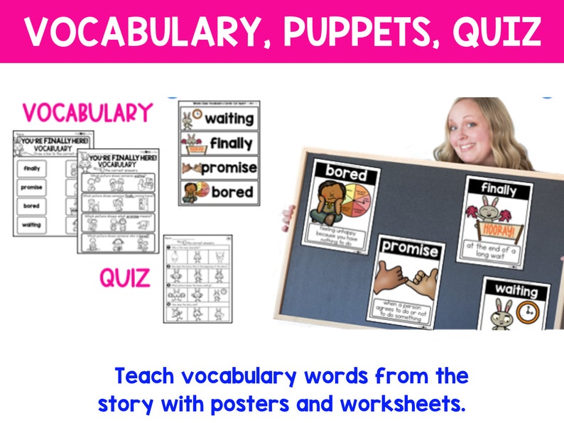 You're Finally Here Book Companion for Preschool Back to School Prek ...