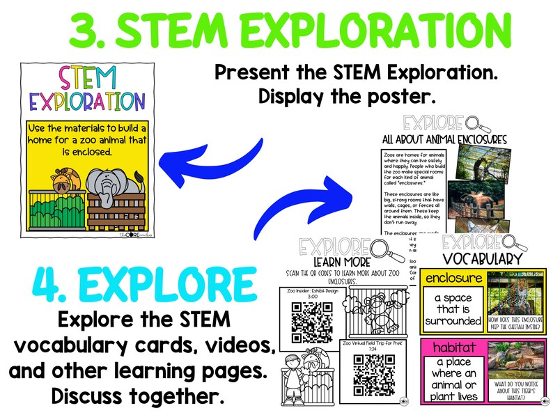 Zoo Prek STEM Challenge, Animals Preschool STEM - Etsy