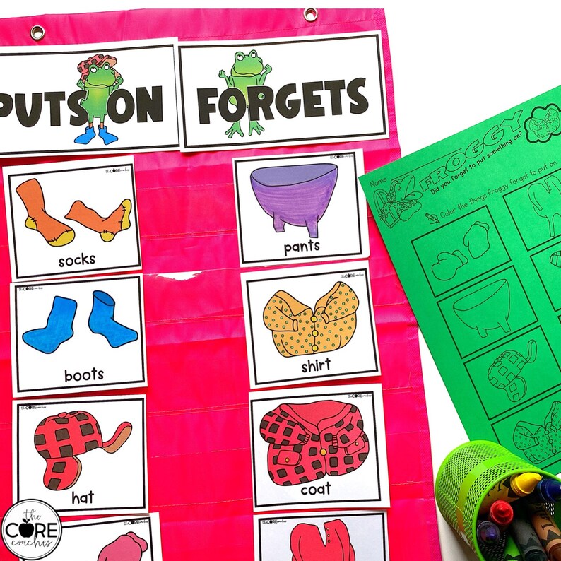 Froggy Gets Dressed Preschool Book Companion and Weather Activities - Etsy