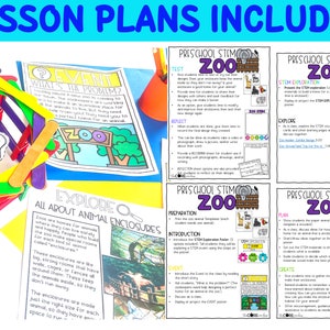 Zoo Prek STEM Challenge, Animals Preschool STEM - Etsy