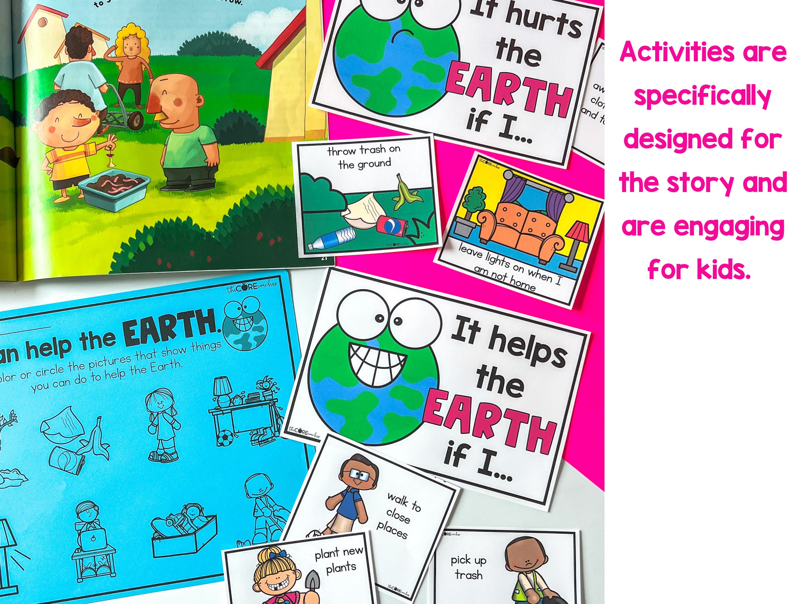 Earth Day Every Day Book Companion for Preschool Earth Day Prek Writing ...