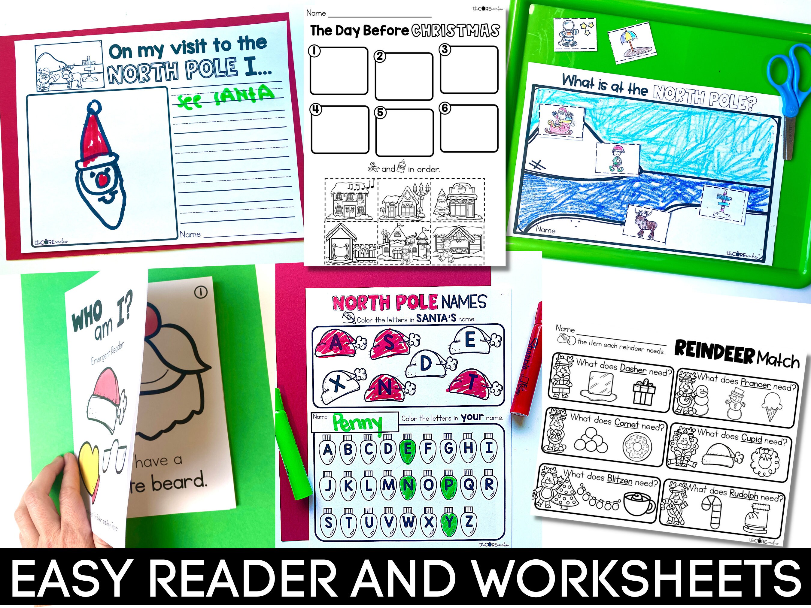 North Pole Circle Time Activities for Prek - Etsy