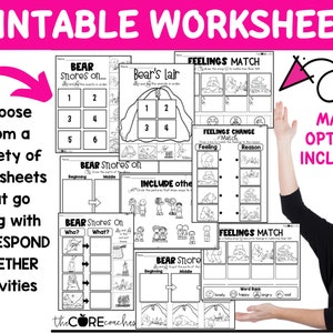 Bear Snores on Book Companion for Preschool Bear Snores on Prek Writing ...