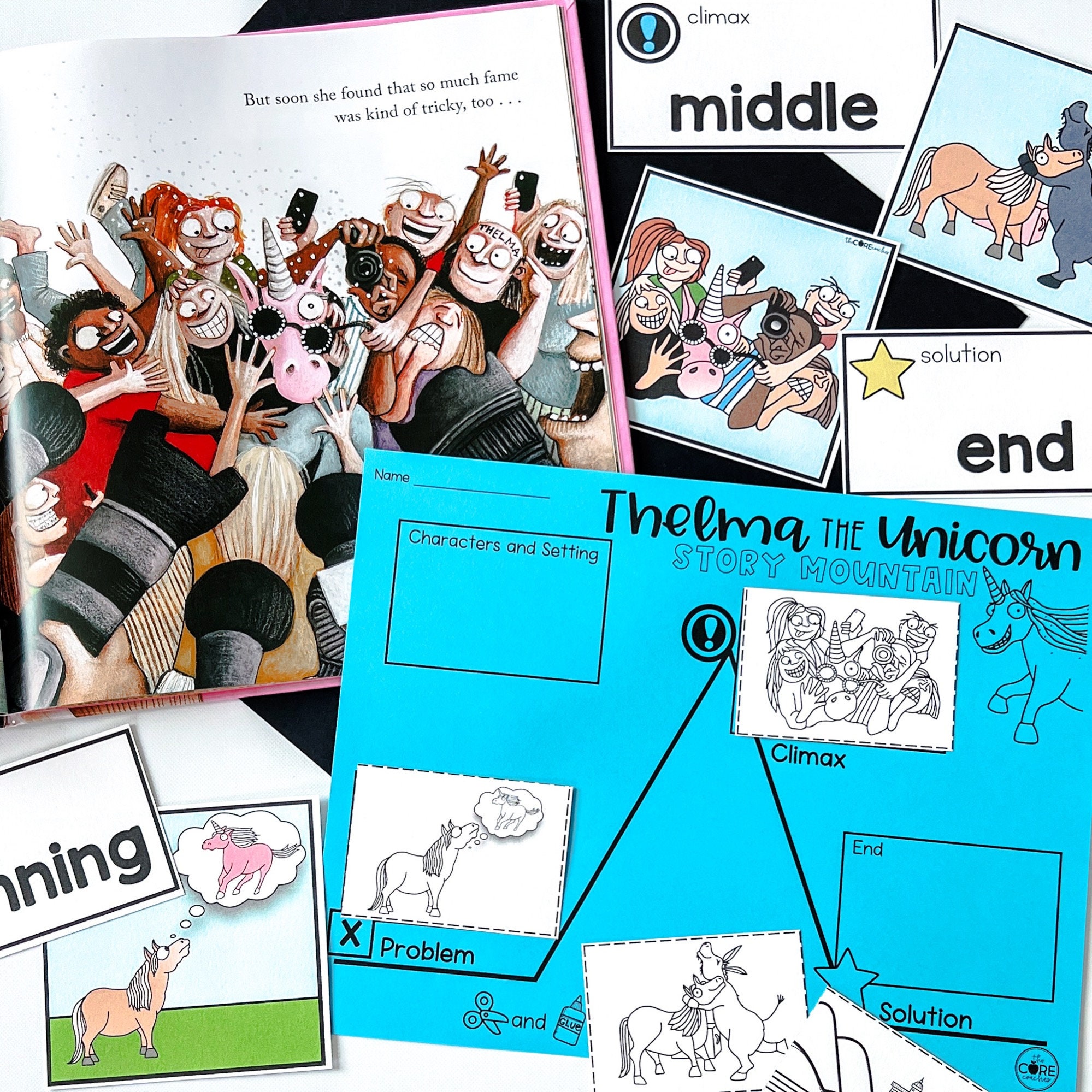 Thelma the Unicorn Reading Comprehension Activities for Preschool - Etsy