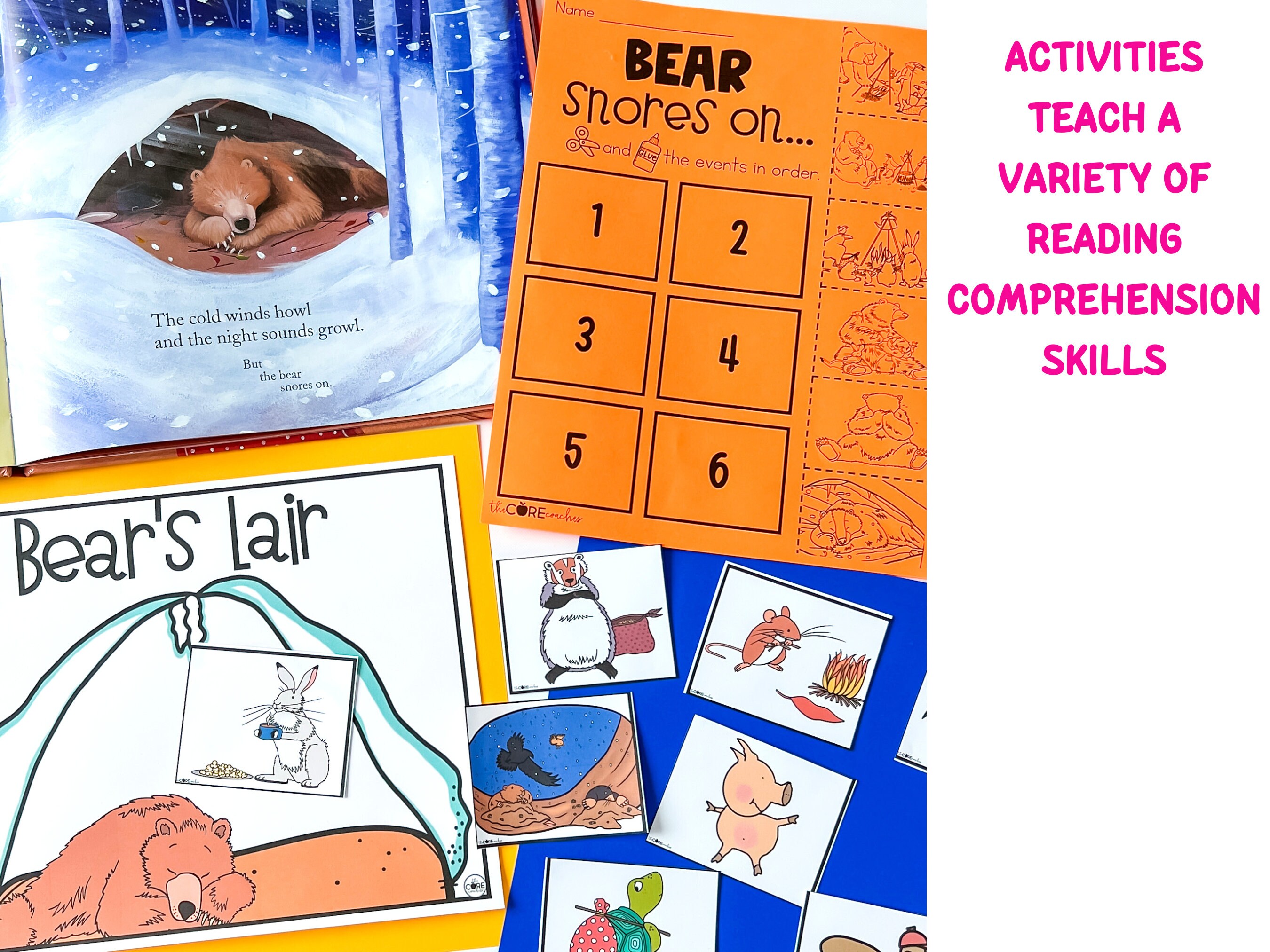 Bear Snores on Book Companion for Preschool Bear Snores on Prek Writing ...