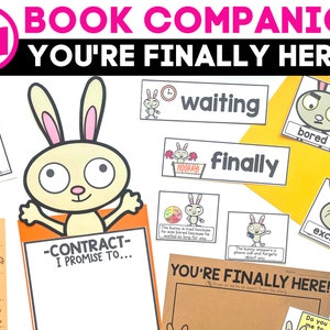 You're Finally Here Book Companion for Preschool Back to School Prek ...
