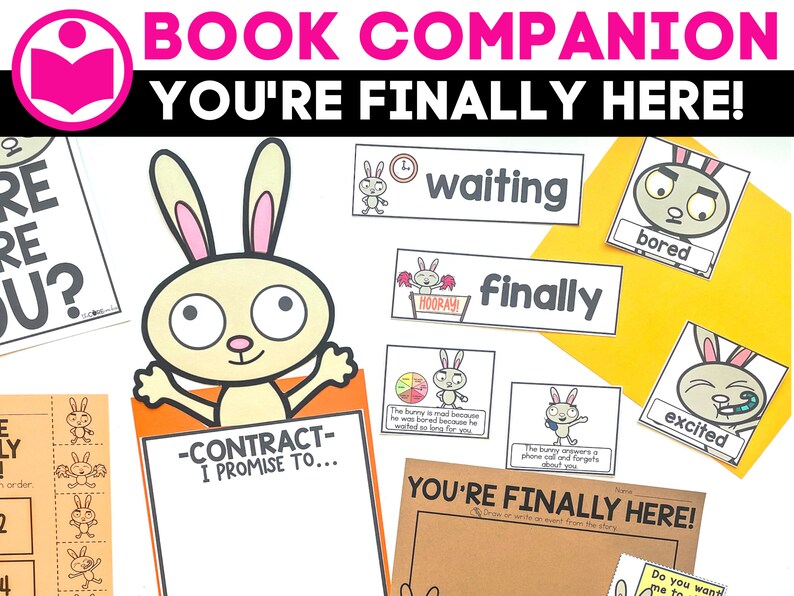 You're Finally Here Book Companion for Preschool Back to School Prek ...