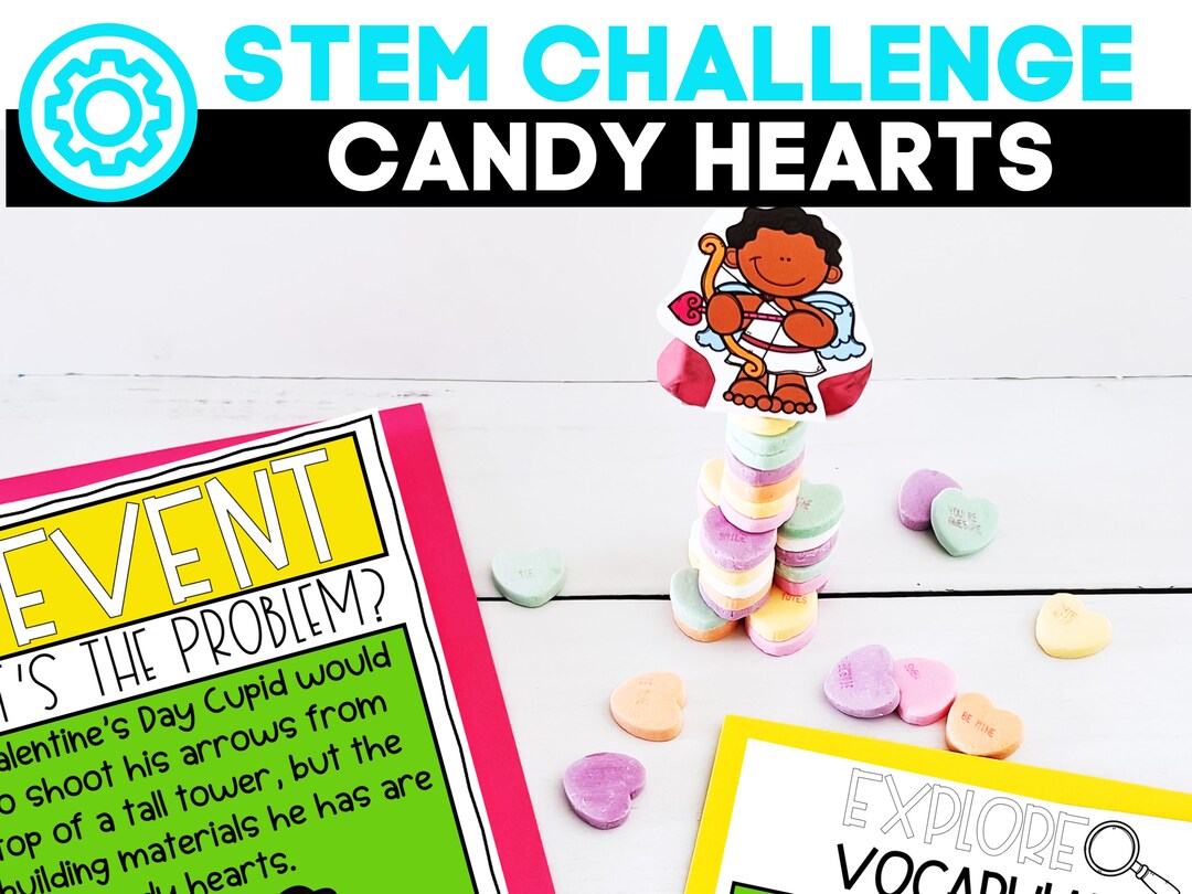 Valentine STEM Preschool STEM Prek STEM Candy Stem for Preschool ...