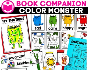 Feelings Monster - Etsy