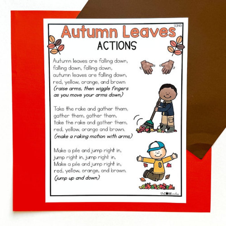 Fall Circle Time Preschool Activities-whole Group Fall Activities for ...