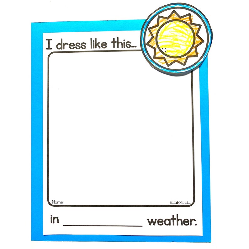Froggy Gets Dressed Preschool Book Companion and Weather Activities - Etsy