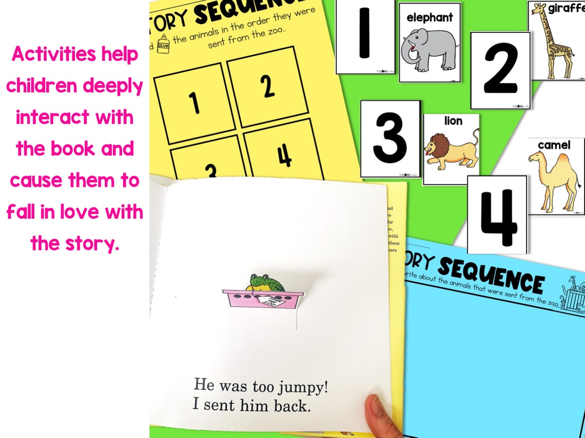 Dear Zoo Book Companion for Preschool Zoo Animal Prek Writing Activity ...