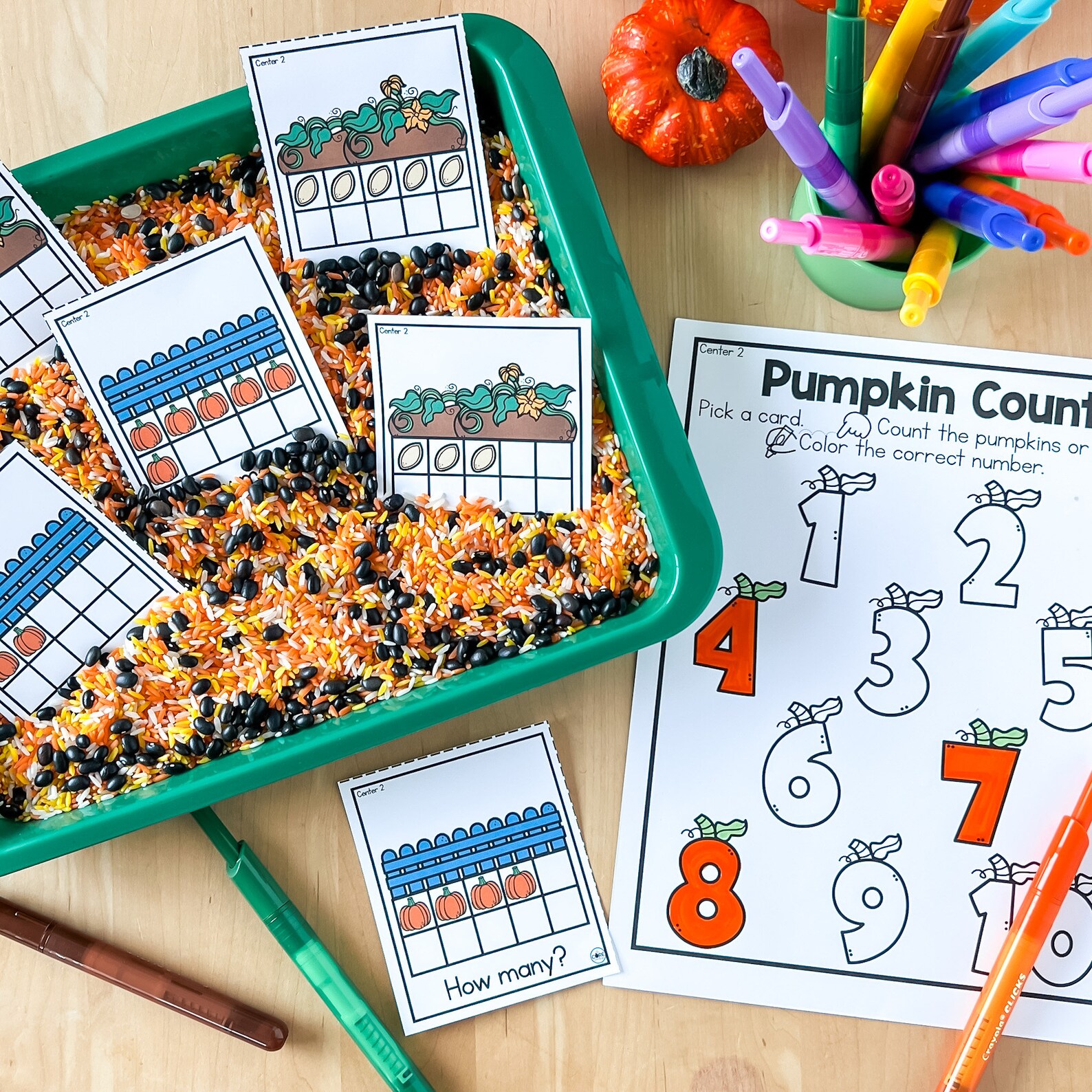 Pumpkin Math and Literacy Centers for Preschool - Etsy