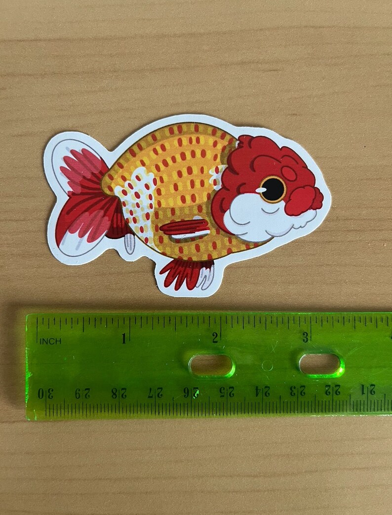 Goldfish Sticker / Vinyl Sticker / Waterproof Sticker / Hydro Flask ...