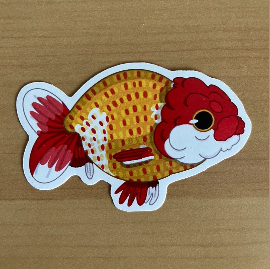 Goldfish Sticker / Vinyl Sticker / Waterproof Sticker / Hydro Flask ...