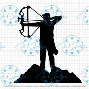 Female or Male Archer Decal - Etsy