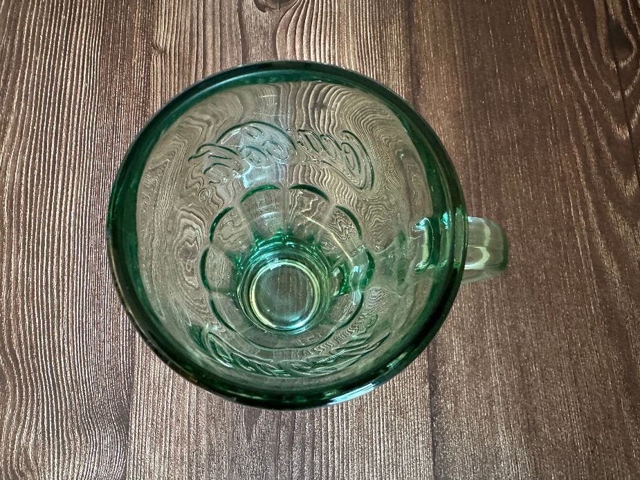 One Green Coca-cola Glass W/handle Made by Libbey Glass Company - Etsy