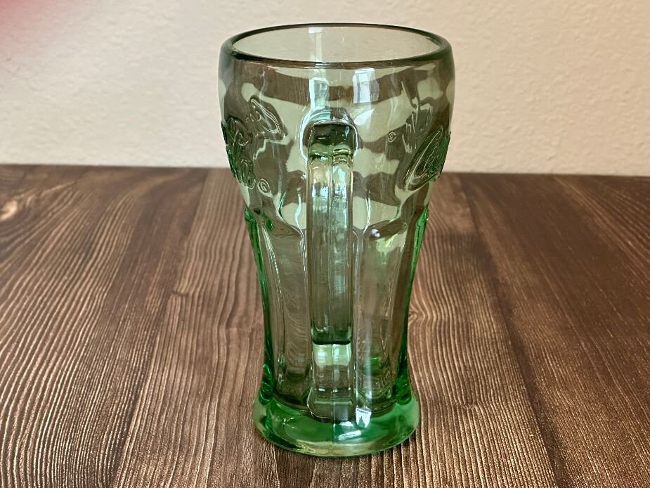 One Green Coca-cola Glass W/handle Made by Libbey Glass Company - Etsy