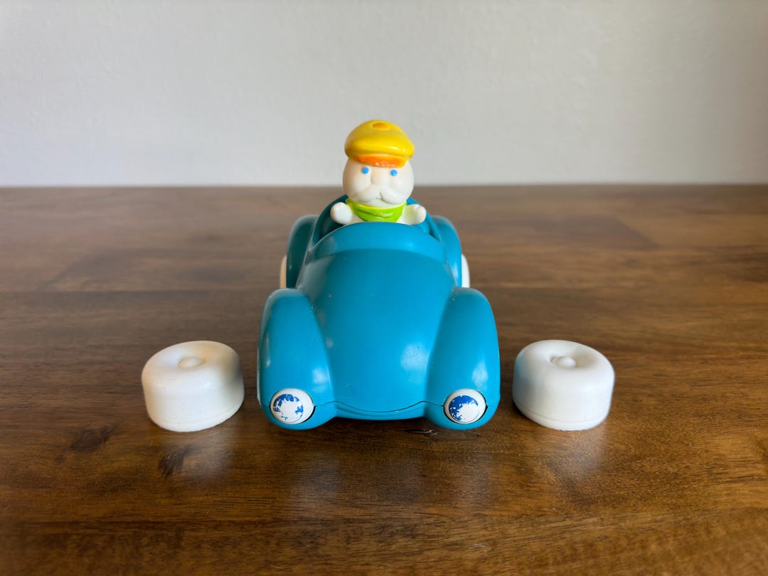 Rare 1974 Pillsbury Uncle Rollie Car-front Wheels Broken Off - Etsy