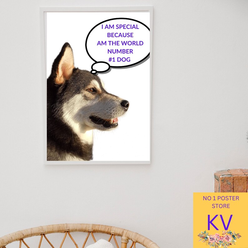 Printable Dog Poster, Custom Pet Prints, Wall Art, Printable Wall Art ...