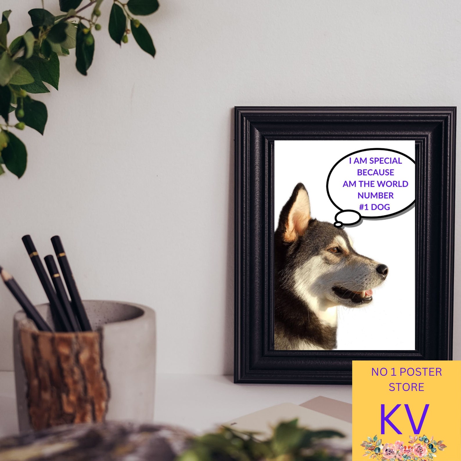 Printable Dog Poster, Custom Pet Prints, Wall Art, Printable Wall Art ...