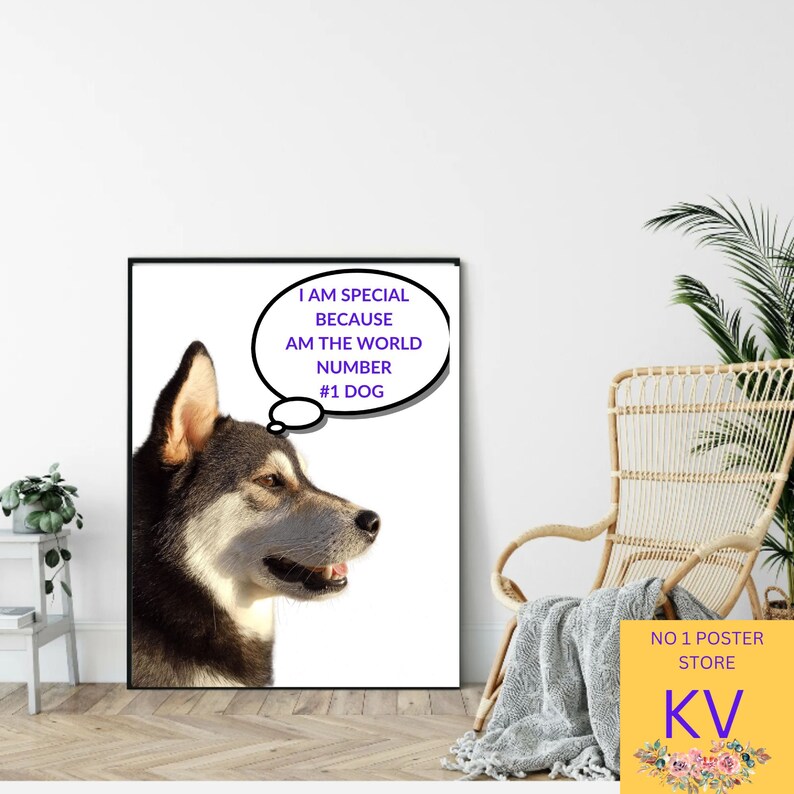 Printable Dog Poster Custom Pet Prints Wall Art Printable - Etsy