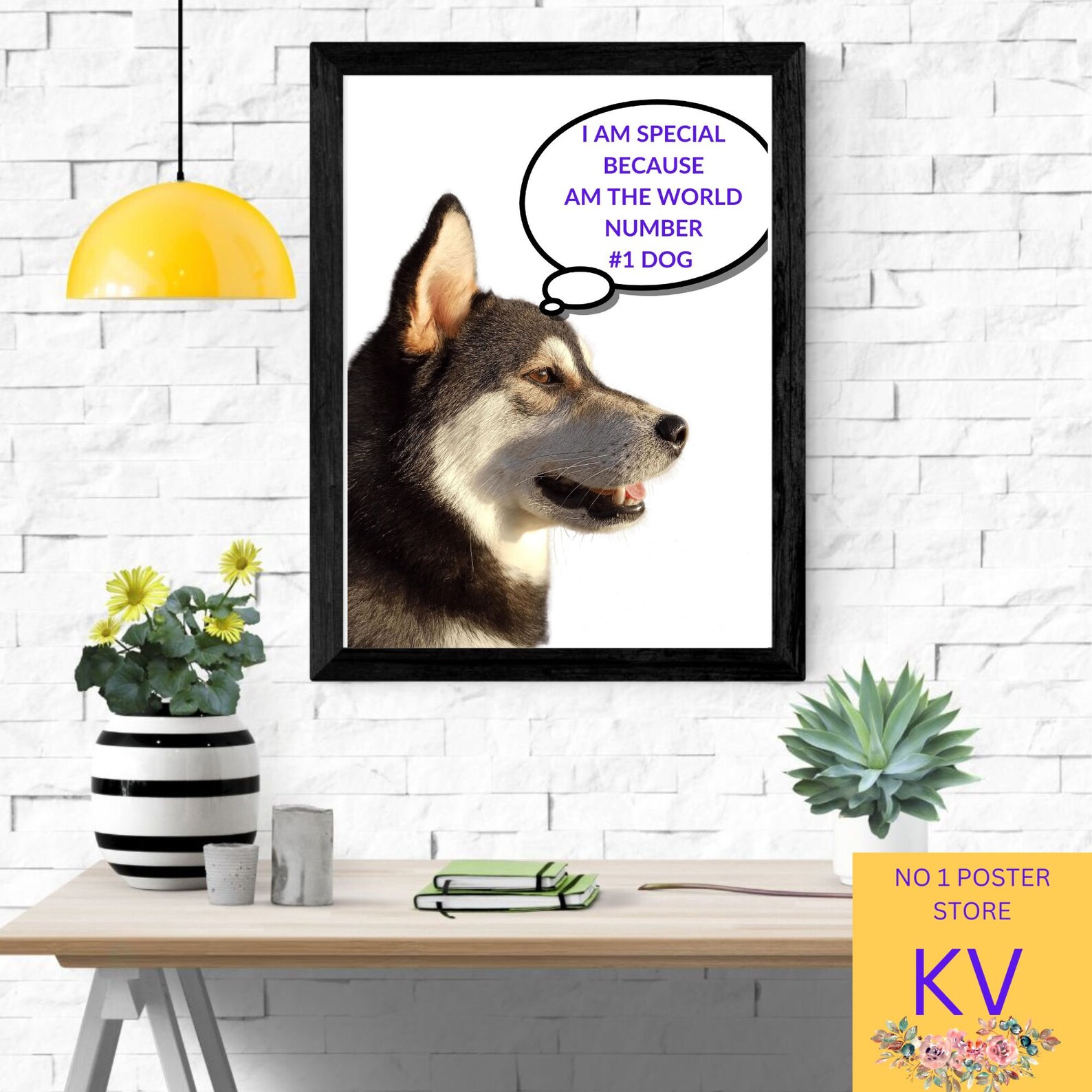 Printable Dog Poster, Custom Pet Prints, Wall Art, Printable Wall Art ...