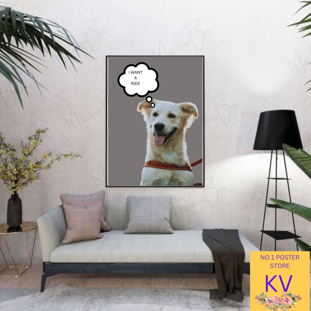 Printable Dog Posters, Wall Art Print, Dog Pics, Printable Pet Posters ...
