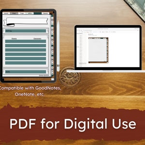 Dnd DM Digital Journal Bundle Dungeons and Dragons Dungeon Master World ...