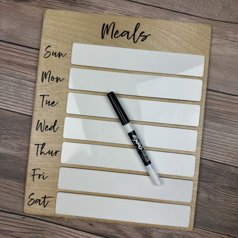 Magnetic Menu Board - Etsy
