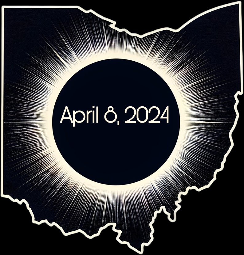 Ohio Eclipse April 2024 - Etsy