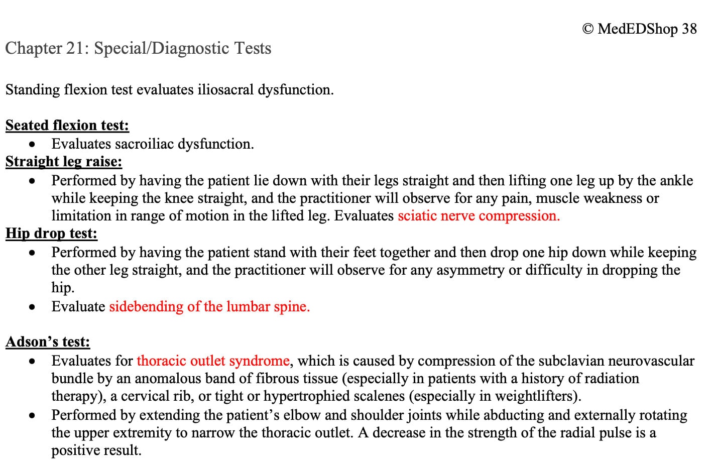 High Yield Rapid Review of OMM for COMAT/COMLEX 1-3/medical School ...