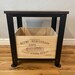 Wine Box Side Table - Etsy