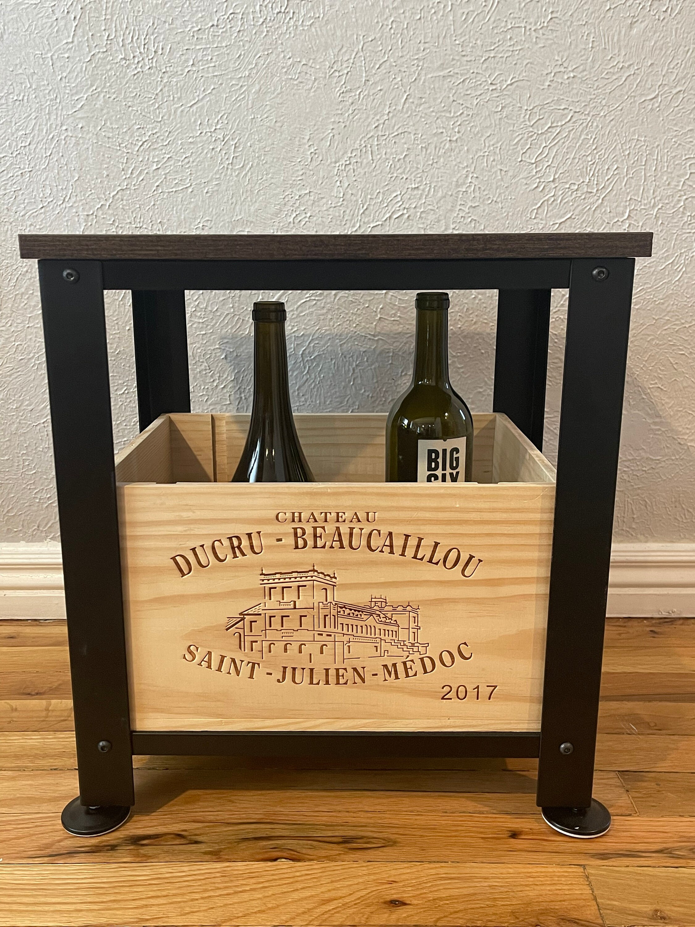 Wine Box Side Table - Etsy