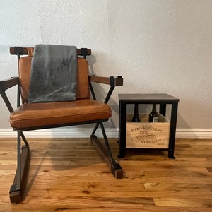 Wine Box Side Table - Etsy