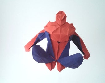 Spiderman Paper Origami - Etsy