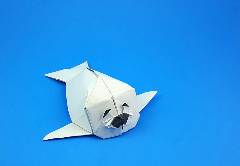 Origami Spotted Seal - Etsy