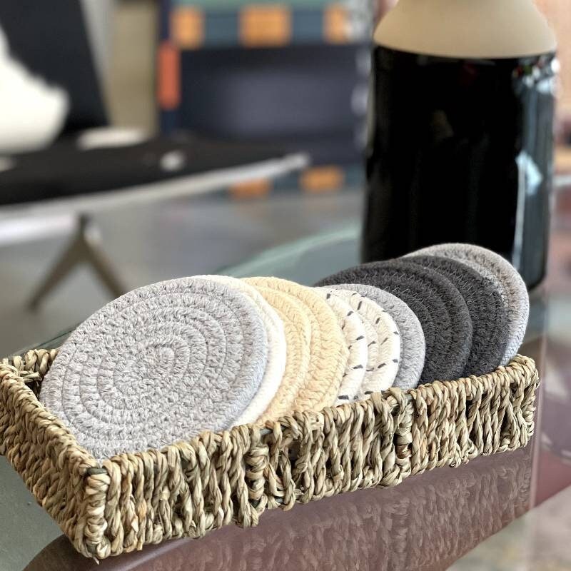 Cotton Coaster - Etsy