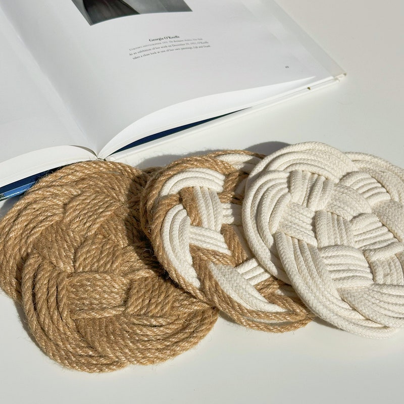 Hand Woven Coasters - Etsy