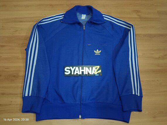 Vintage Adidas Track Top Jacket RARE 80s ATP Ventex - Gem