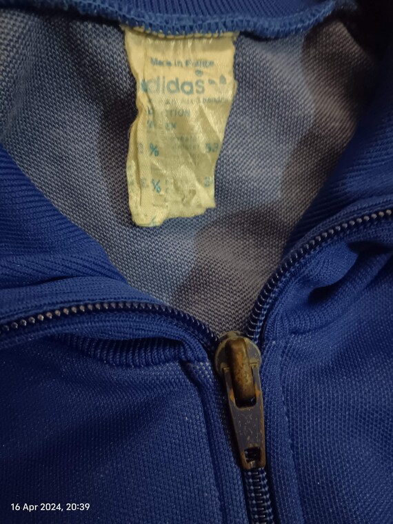 Vintage Adidas Track Top Jacket RARE 80s ATP Ventex - Gem