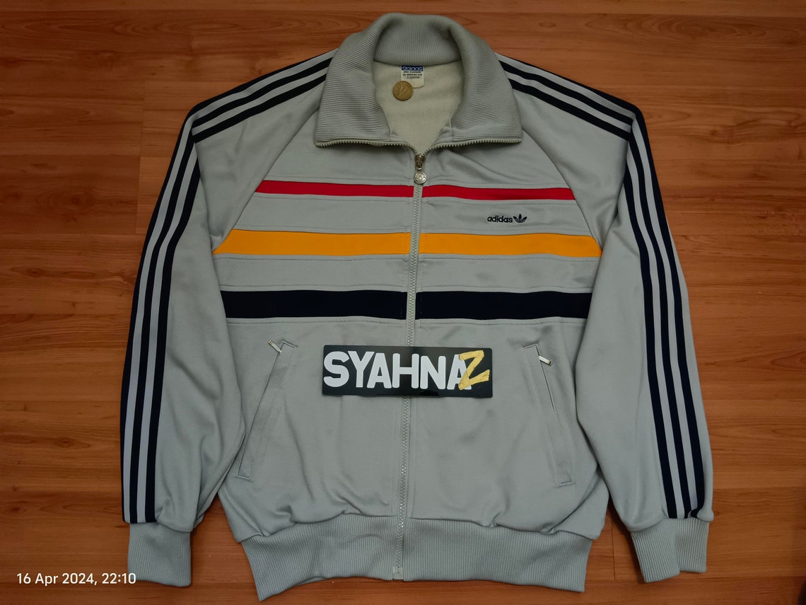 Vintage Adidas Track Top Jacket RARE 80s Japan Descente - Etsy