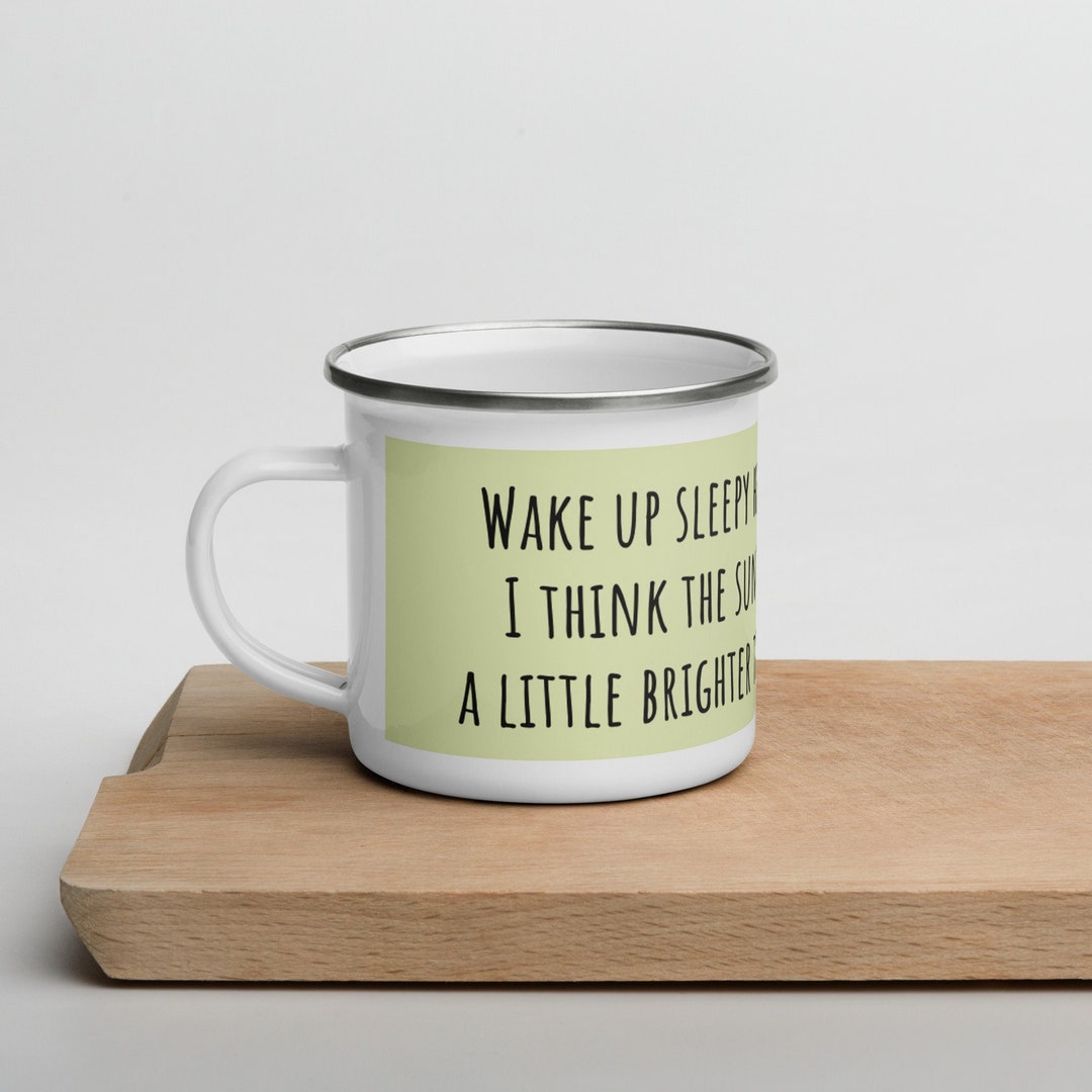 Dave Matthews Band Wake up Sleepy Head Small Enamel Mug - Etsy