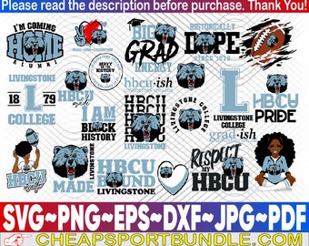 Livingstone College Svg - Etsy