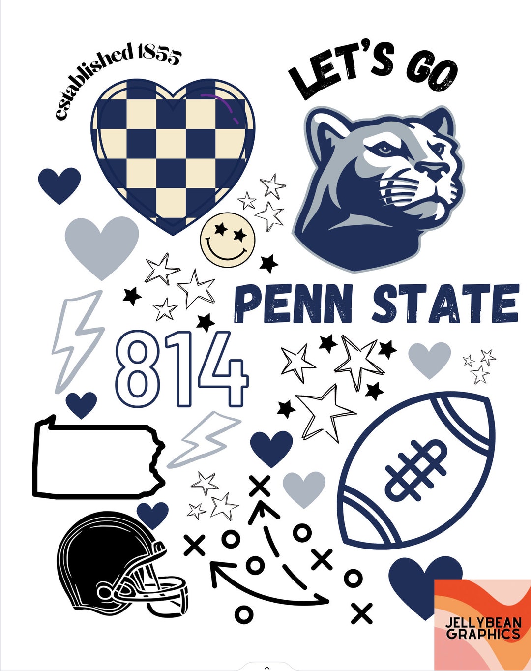 Penn State SVG and PNG Digital File - Etsy Australia